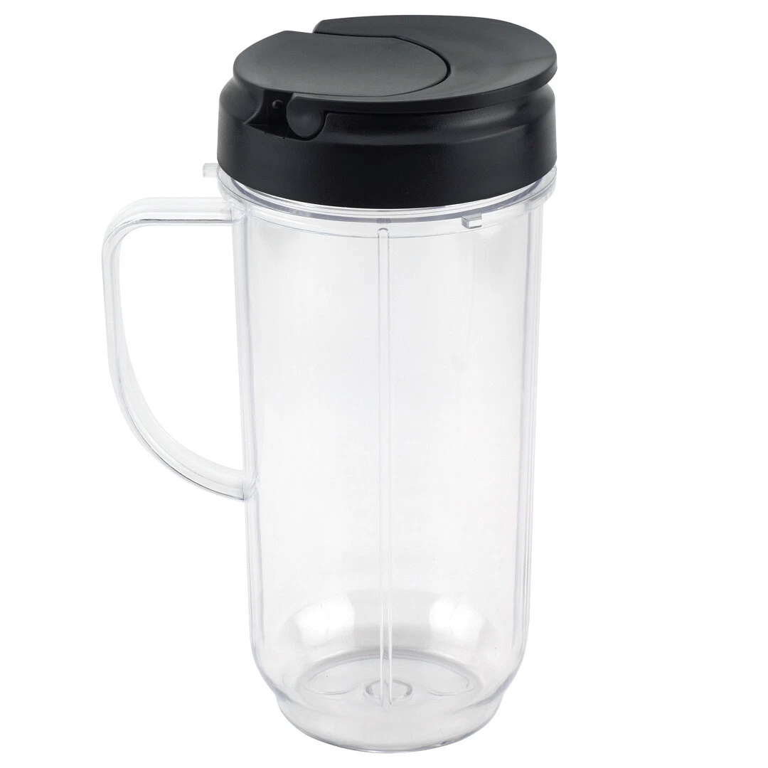 22 Oz Tall Cup With To-Go Lid Replacement Part Magic Bullet 250W Mb1001 ...