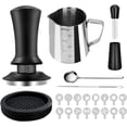22 PCS Espresso Accessories Kit, Spring Loaded Calibrated Tamper ...