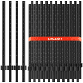 22 Pack Metal Fence Posts, 5 FT Garden Fence Post, T Post for Wire ...