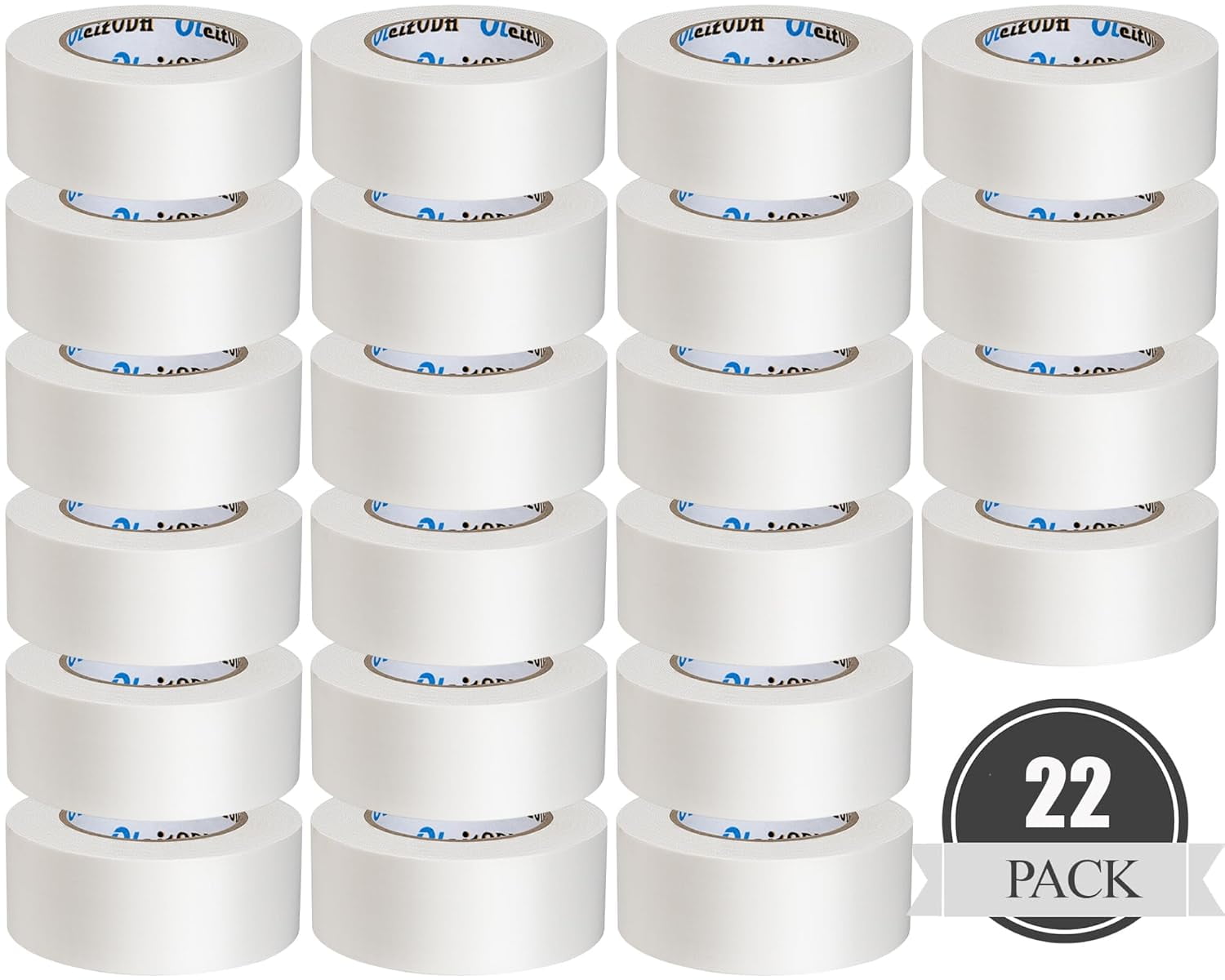 22 Pack White Duct Tape Bulk - 660 Yards x 2 Inch Heavy Duty Duct Tape ...