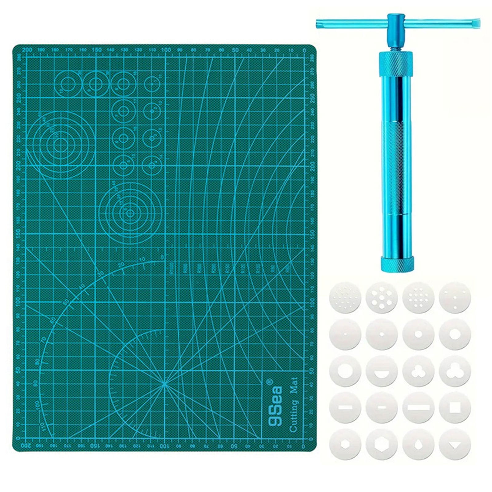 22 Pcs Clay Extruder Guns with Extrusion Discs Cake Decorating Supplies ...