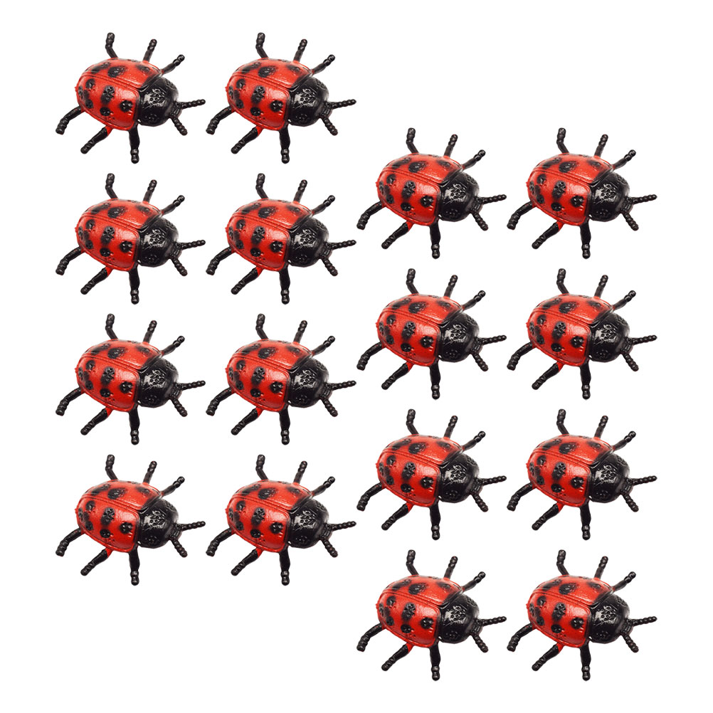 22 Pcs Figurine Pvc Simulation Ladybug Realistic Toy Child - Walmart.com