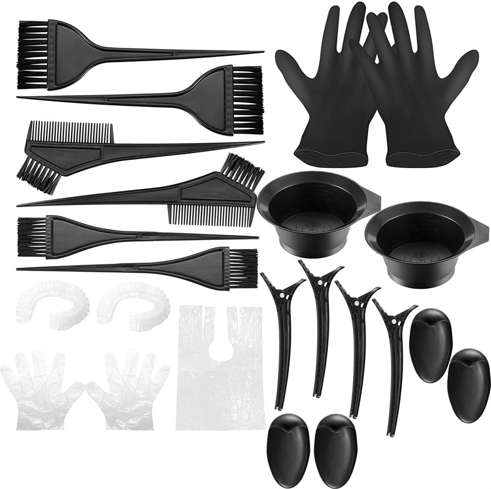 22 Pcs Hair Dye Kit -Casewin Coloring DIY Beauty Salon Tool Kit ...