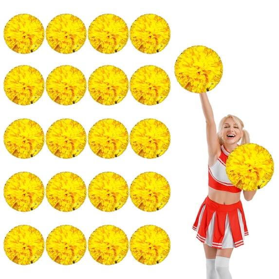 22 Pcs Pom Poms Cheer-pom Poms Cheerleading With Finger Holes Cheer Pom ...