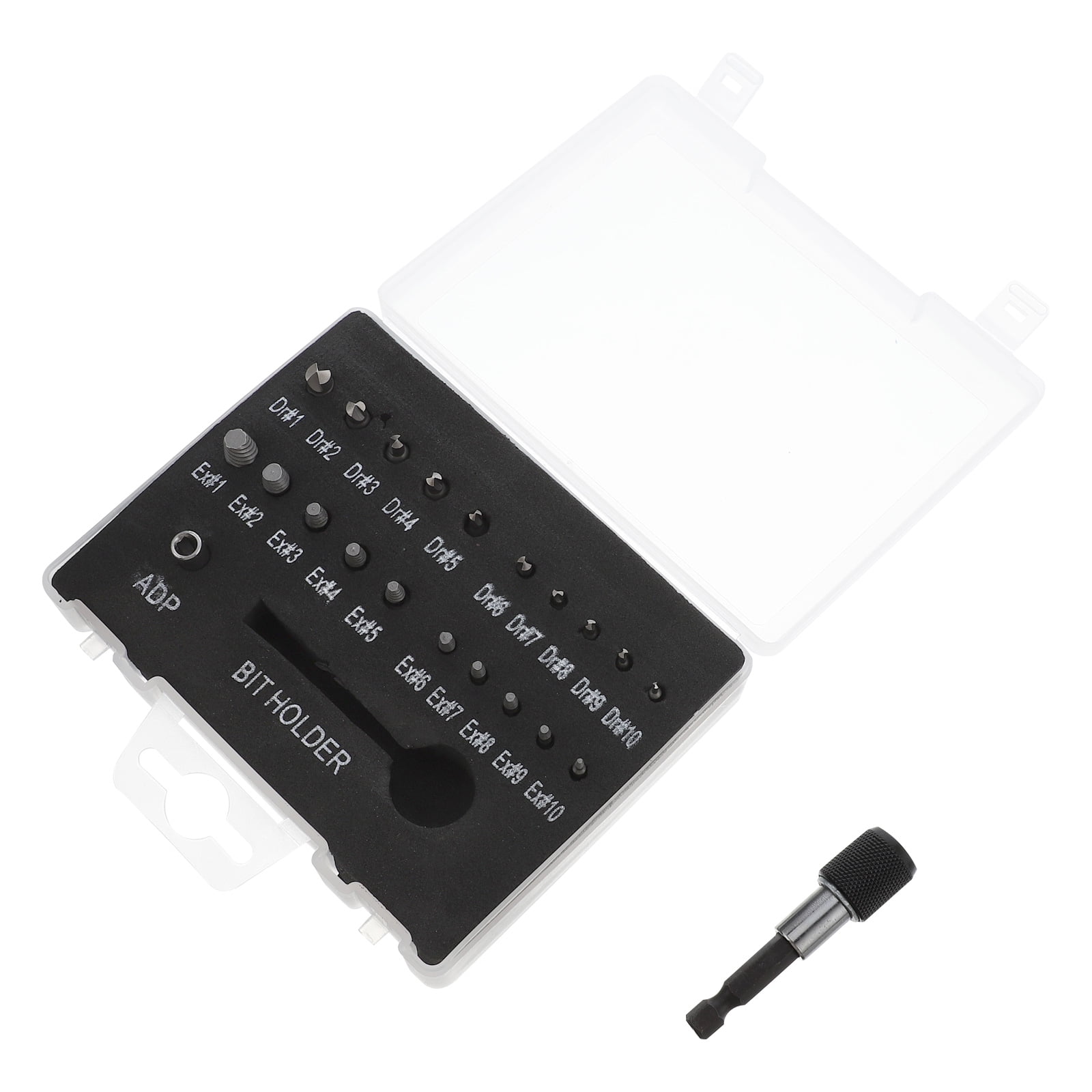 22 Pcs Screw Extractor Bit Holder Wall Panels Screw Extraction Kit ...