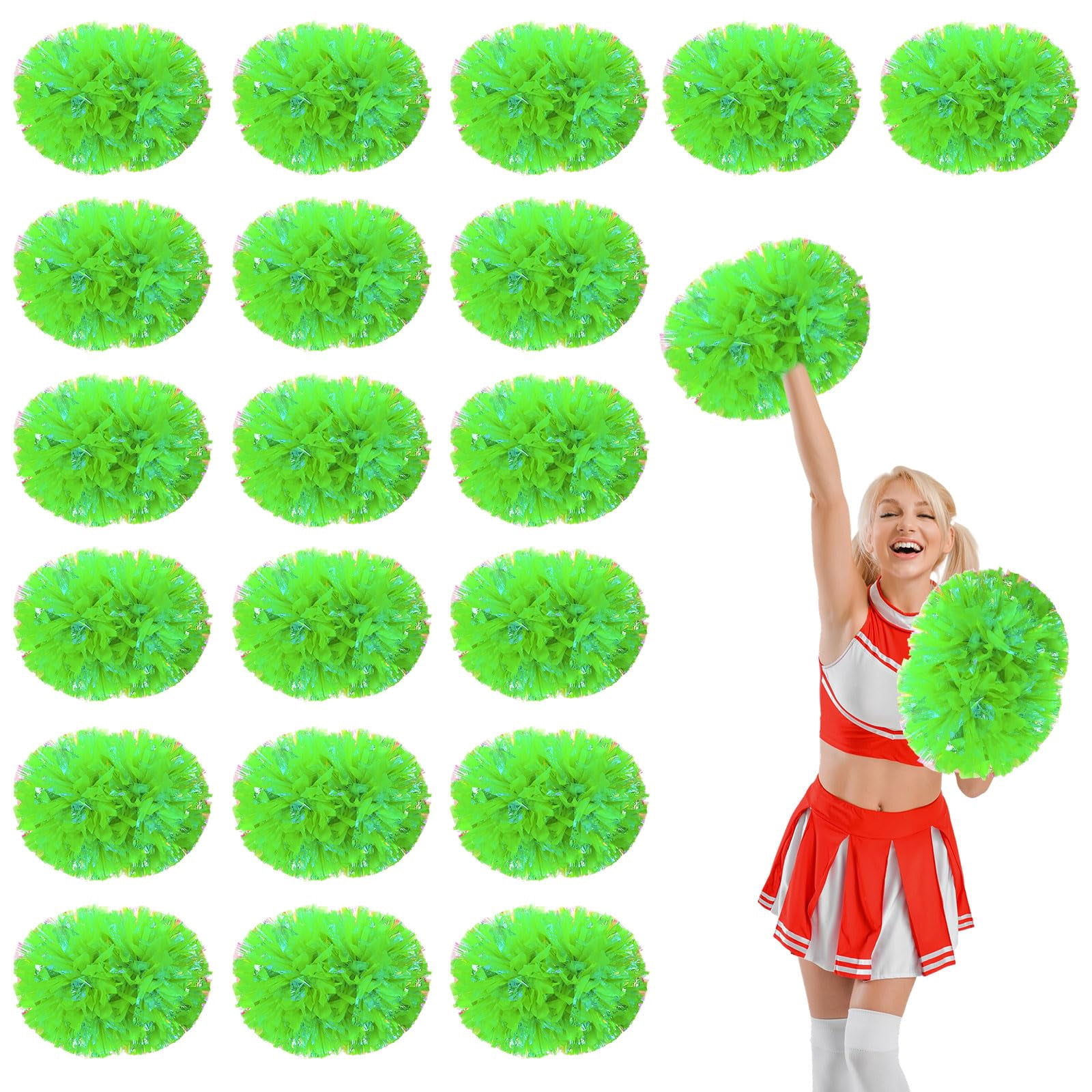 22 Pcscheerleading Poms-pom Poms Cheerleading With Handle Style Cheer ...