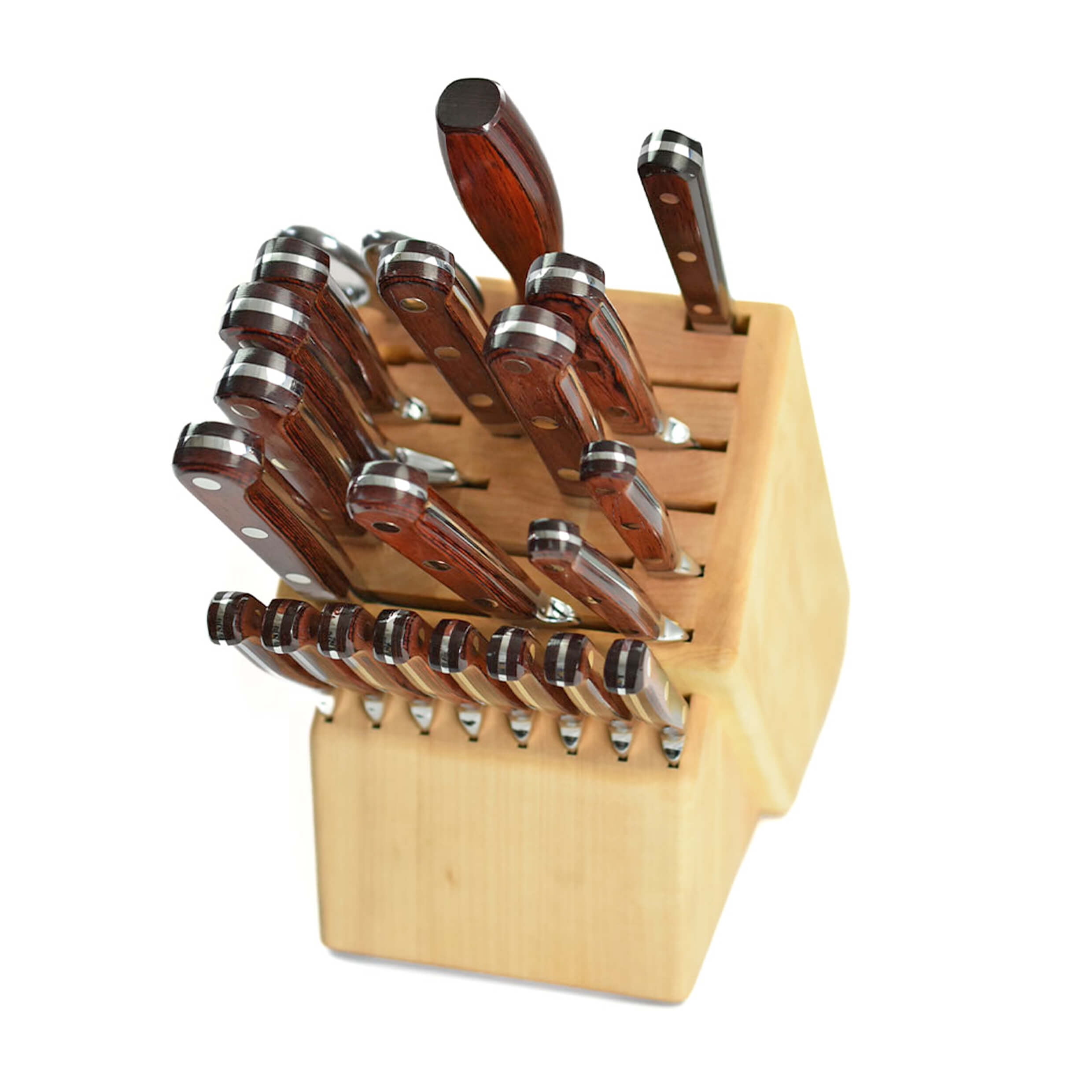 22-Piece Premier Forged Knife Block Set - Walmart.com