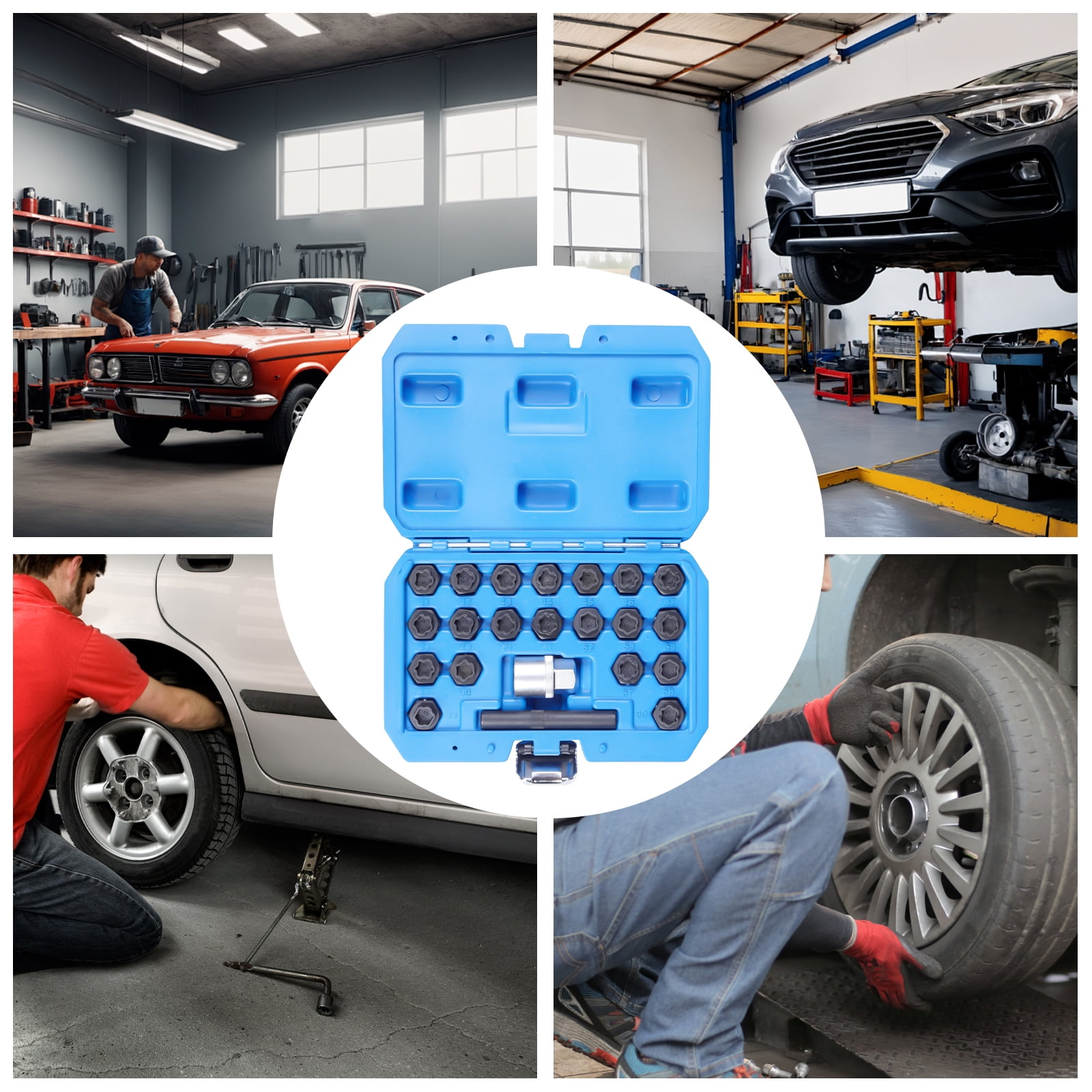 22-Piece Wheel Lock Key Removal Kit for BMW F-Series & Mini Cooper ...