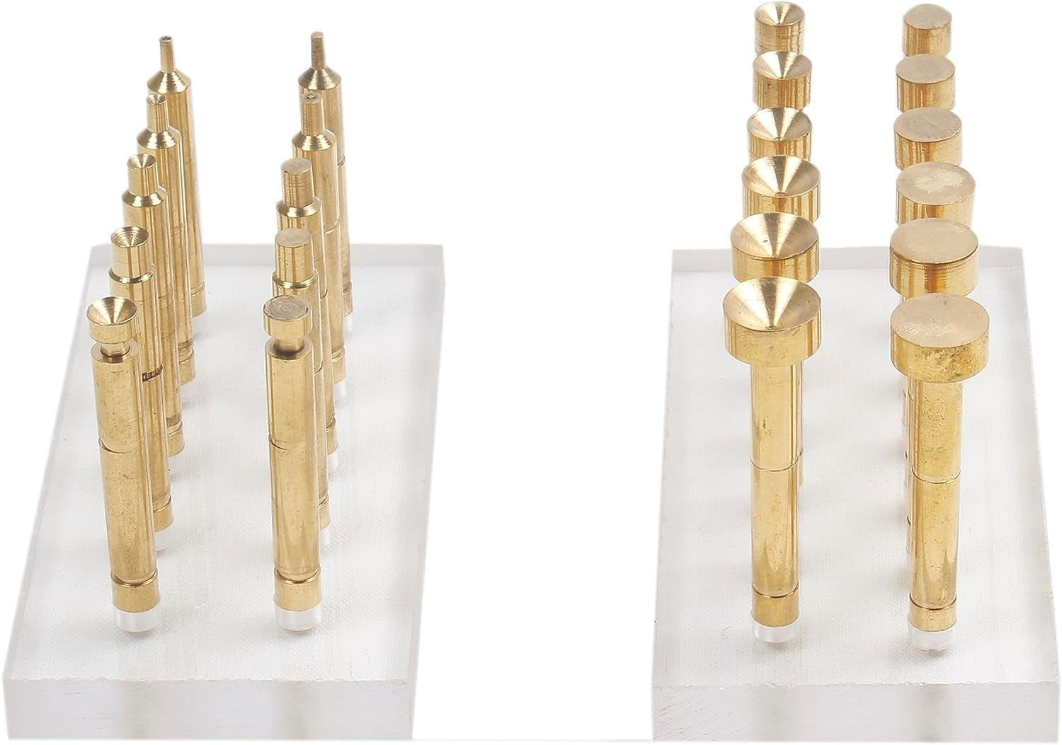 22 Pieces, 6 mm Brass Dop Stick Gem Faceting (2,3,4,5, 6, 7, 8,9,10,11 ...