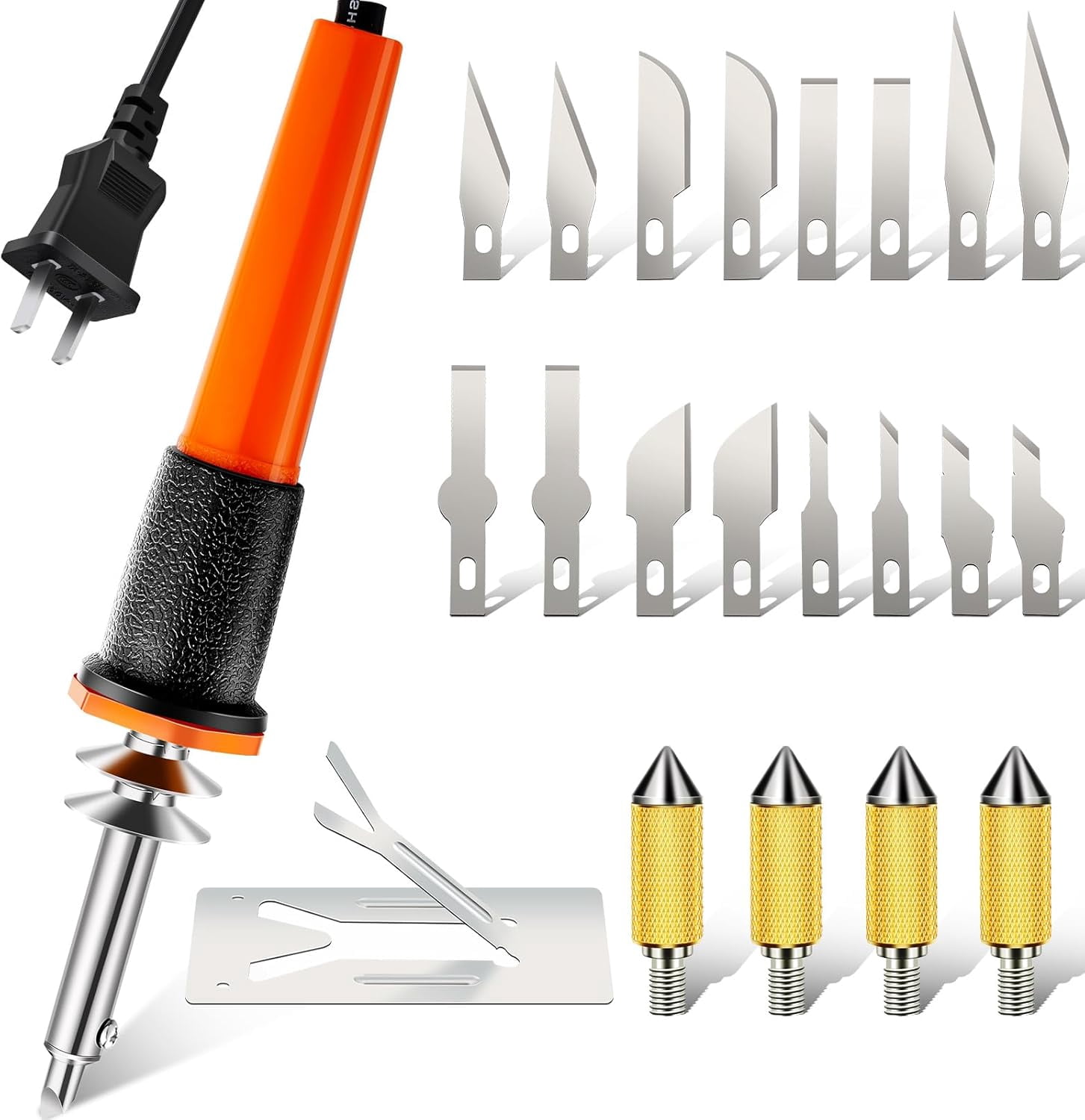 22 Pieces Electric Hot Knife Cutter Tool Kit Include Heated Knife ...