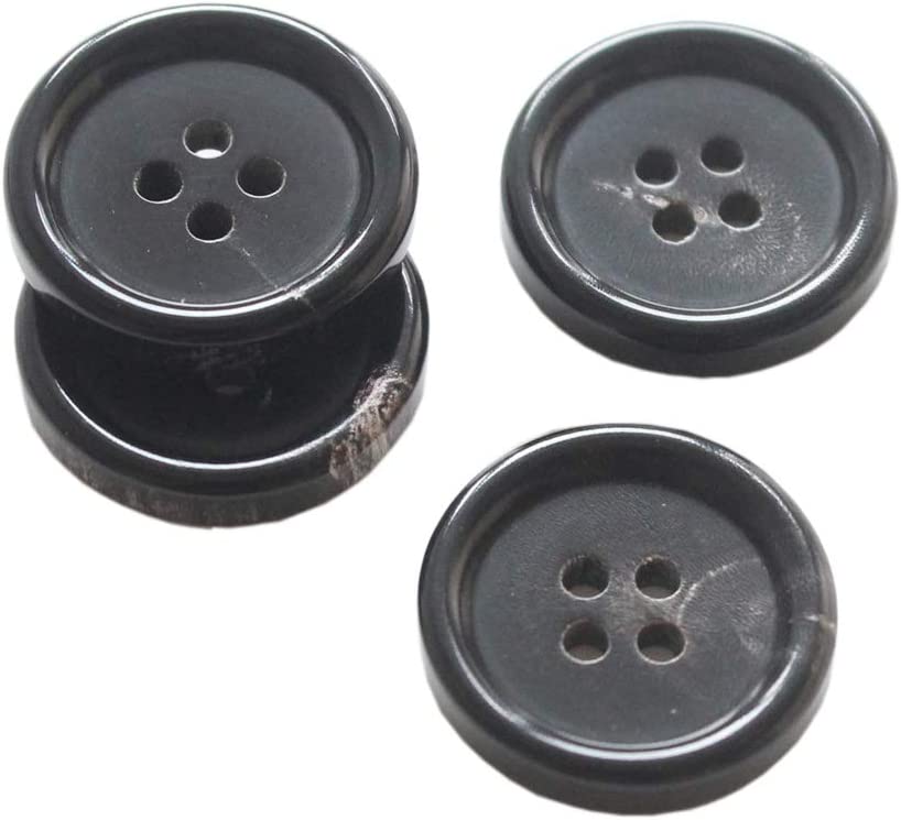 22 Pieces Real Horn Buttons Set for Blazers Suits Coats 15MM 20MM ...
