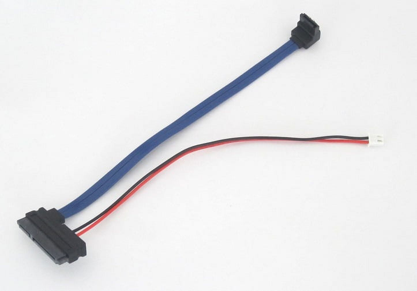 22 Pin SATA Female Cable with 2 Pin Power and Right Angle 7 Pin SATA ...