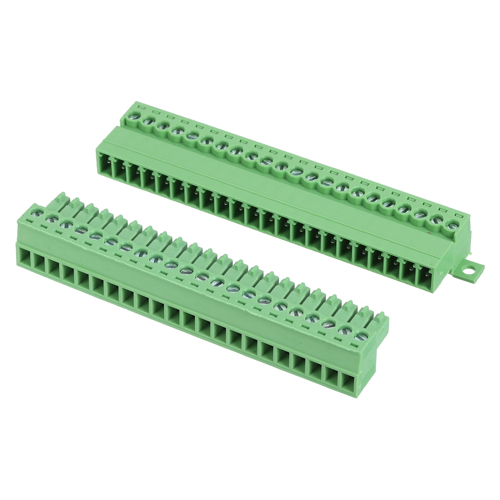 22 Pin Screw Terminal Block Connector, 3.5mm PCB Mount Screw Terminal ...