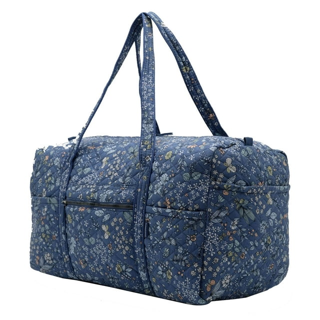 22" QUILTED DUFFEL BAG-BLUE - Walmart.com