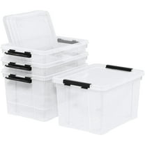 "Akro-Mils Transparent Plastic Utility Organizer: Stackable Storage ...