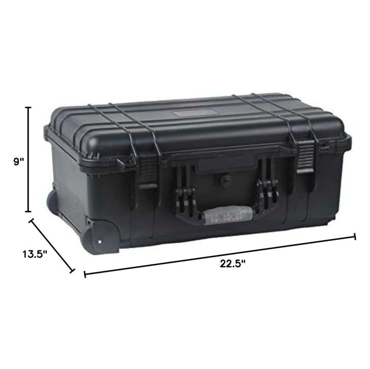 22" Rolling Weatherproof Equipment Case with Telescopic handle made of ...