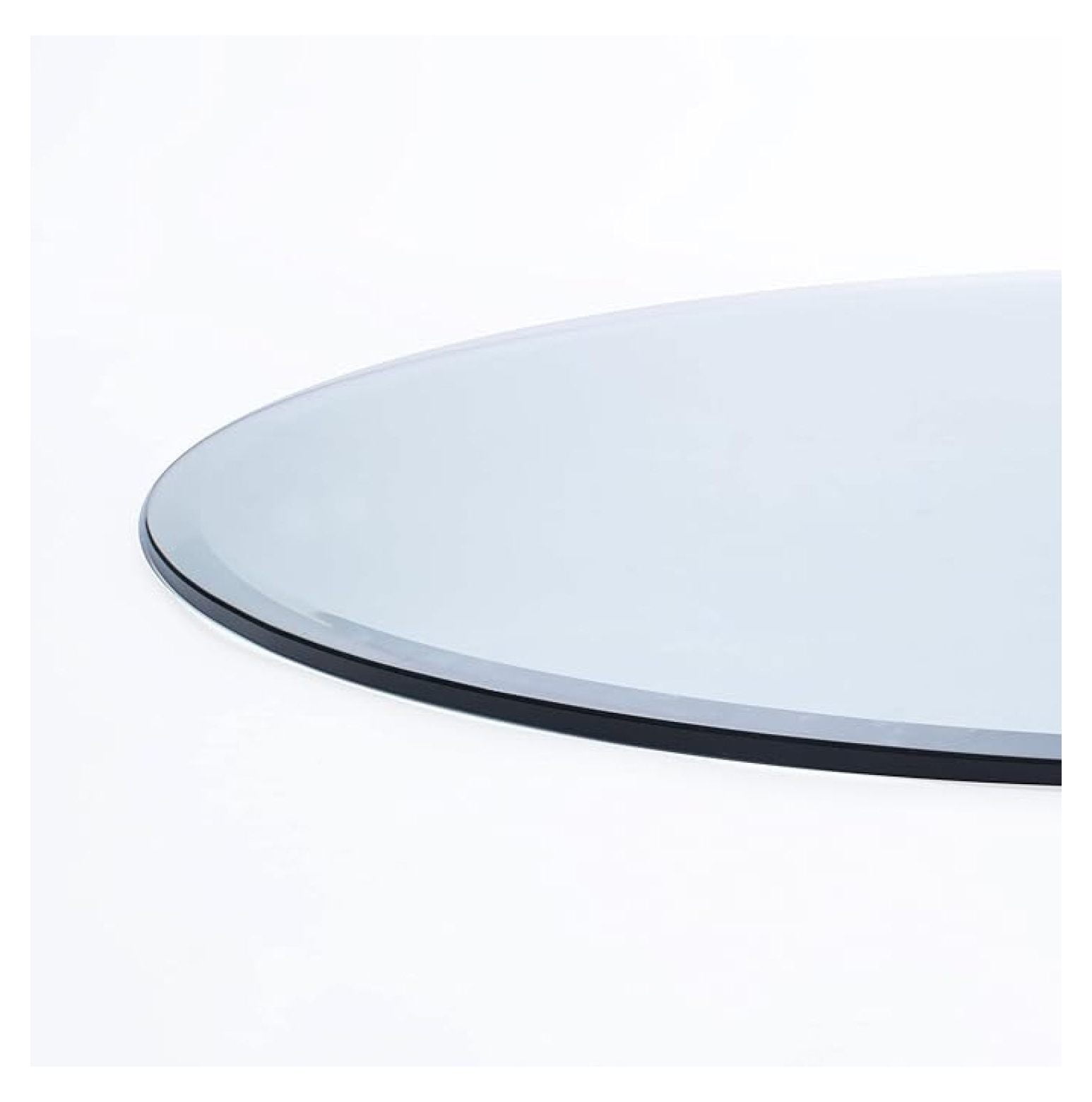 22" Round Glass Table Top - 1/2" Tempered Beveled Edge - Replacement ...