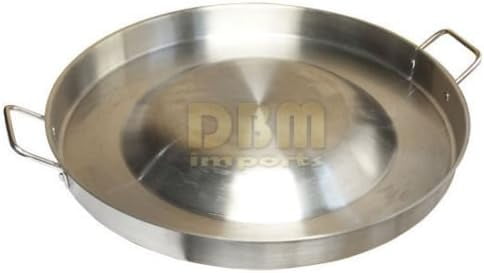 22" Round Stainless Steel Concave Comal Bola Griddle Taco Grill Pan ...