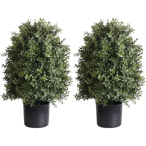 22''T Artificial Trees for Home and Office Decor Mini Bushes(2 Pack ...