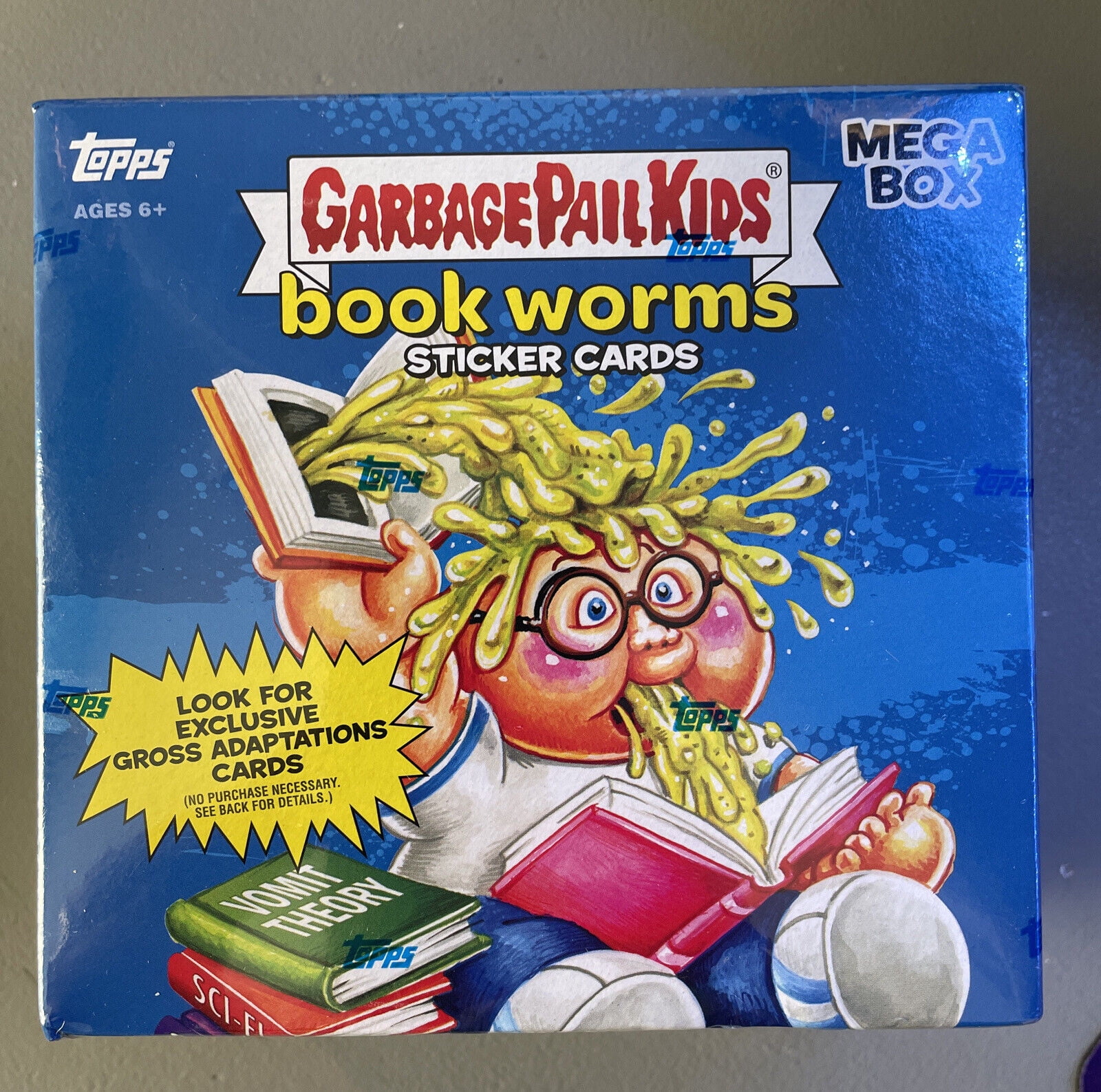 22 TOPPS GPK SERIES 1 BOOK WORMS MEGA BOX - Walmart.com
