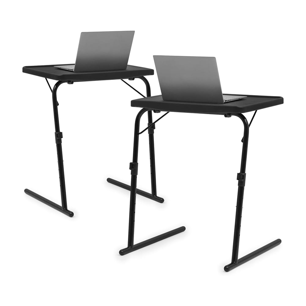 22" TV Tray Table, Folding Portable Dinner Couch Bed, Dinner Table with ...