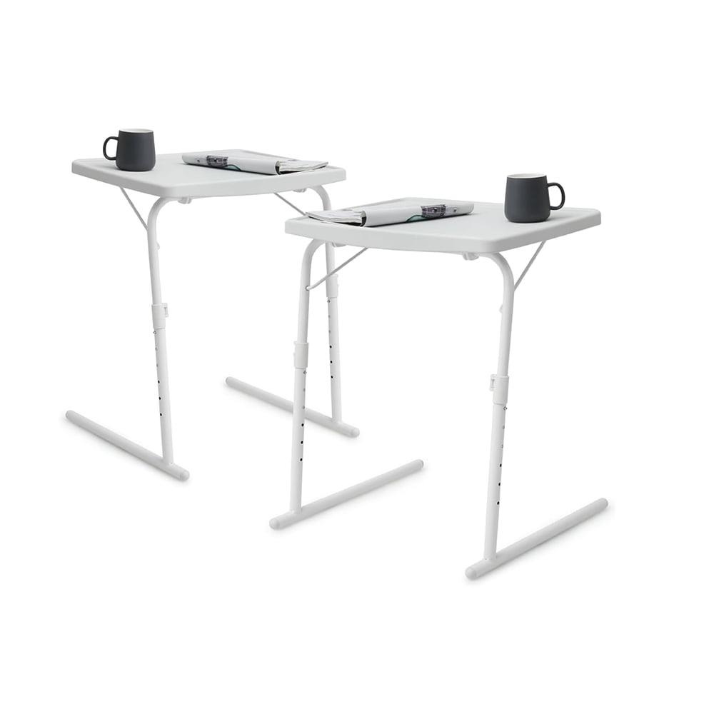 22" TV Tray Table, Folding Portable Dinner Couch Bed, Dinner Table with ...