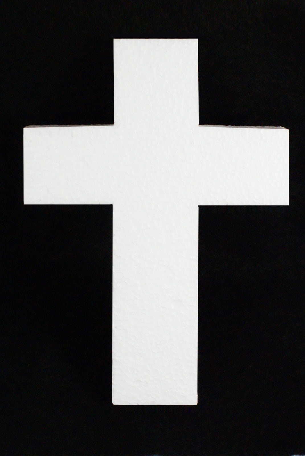 22" Tall Hard Foam Cross for Decor or Religious Centerpiece With Thick ...