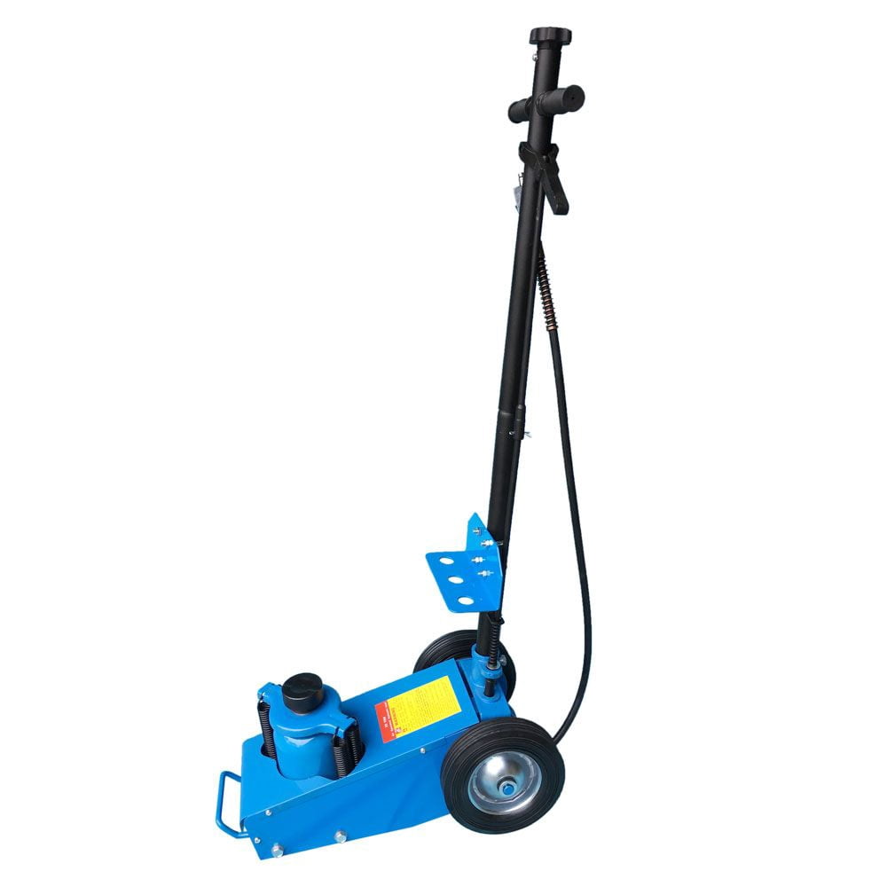 22 Ton Air Hydraulic Floor Jack - Blue Q235 Steel, Heavy Duty Truck ...