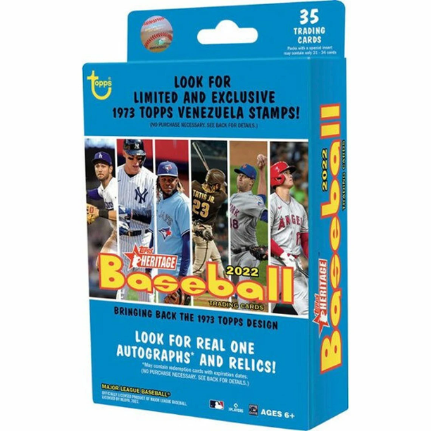 22 Topps Heritage Baseball Hanger Box Trading Cards - Walmart Business ...
