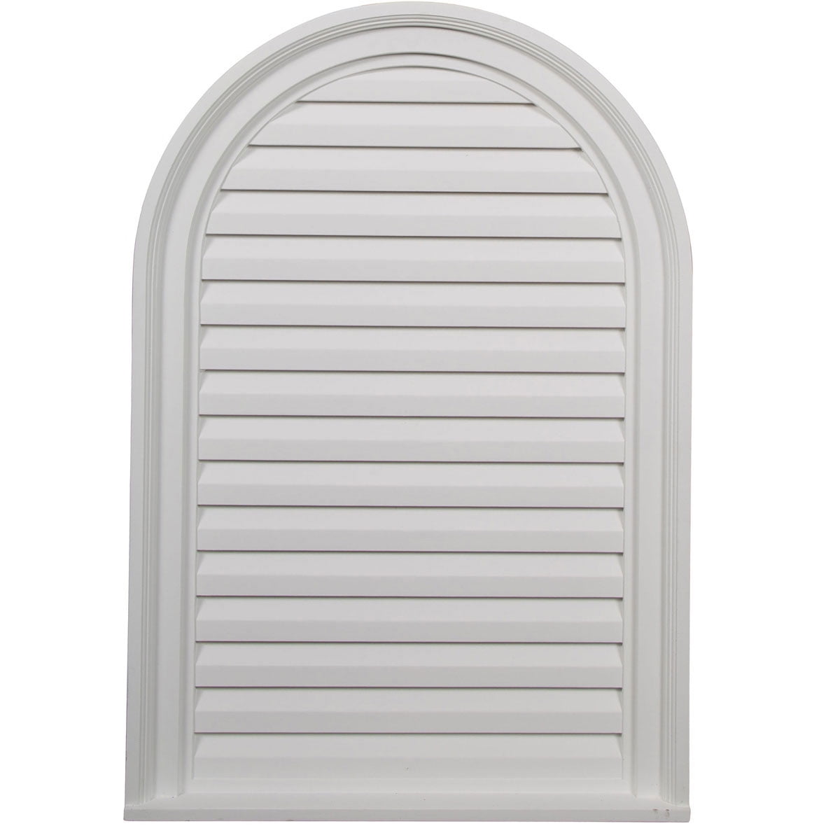 22"W x 28"H Cathedral Urethane Gable Vent Louver, Non-Functional ...