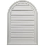 22"W x 28"H Cathedral Urethane Gable Vent Louver, Non-Functional ...