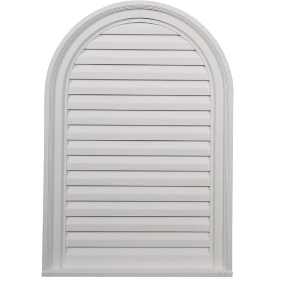 22"W x 32"H x 2 1/8"P, Cathedral Gable Vent Louver, Non-Functional ...