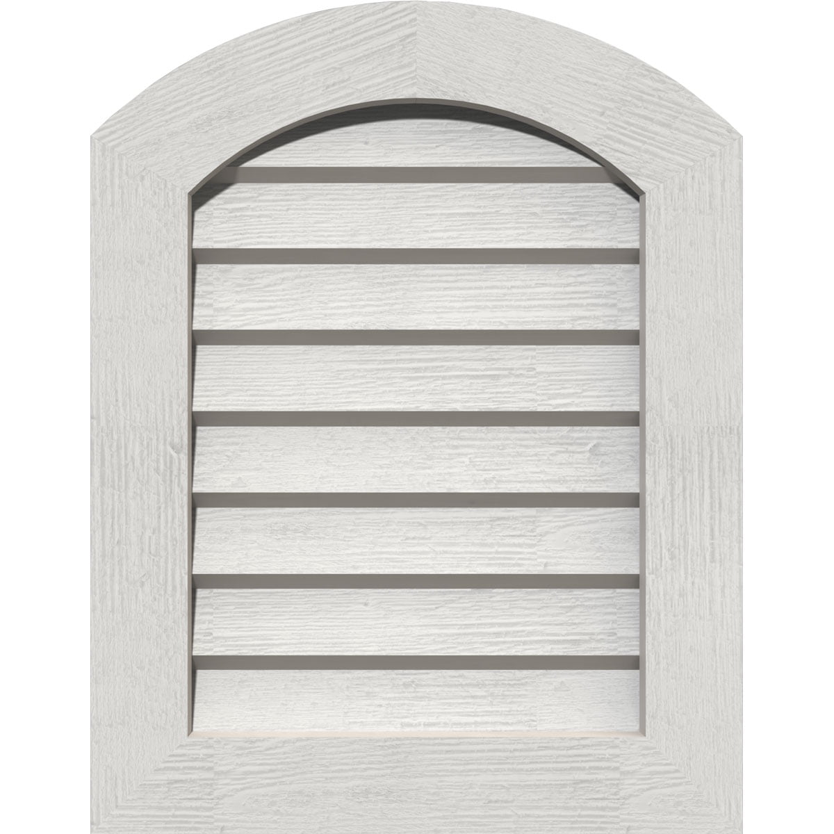 22"W x 36"H Arch Top Gable Vent (27"W x 41"H Frame Size): Primed, Non ...