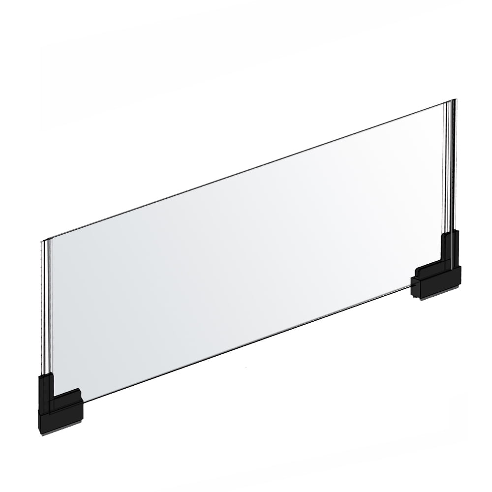 22"W x 8.5" H Two Sided Large Acrylic Sign Holder with Magnetic Boots ...