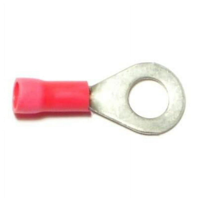 22 WG to 18 WG x 1/4" Insulated Ring Terminals - Walmart.com