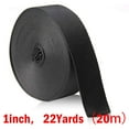 22 Yards 1 Inch Wide Black Nylon Heavy Duty Webbing Strap DIY for Bags ...