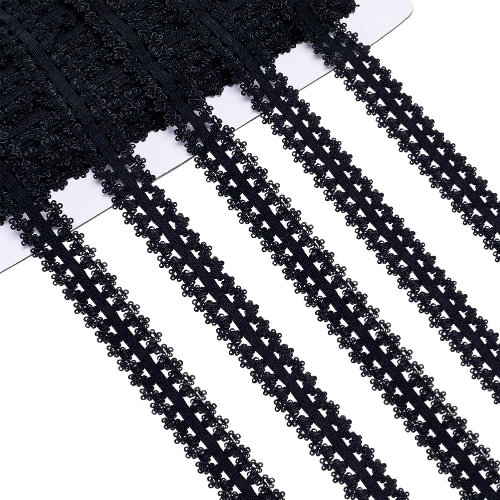 22 Yards 7/8 Inch Elastic Stretch Lace Trim Edges Trimming Webbing ...