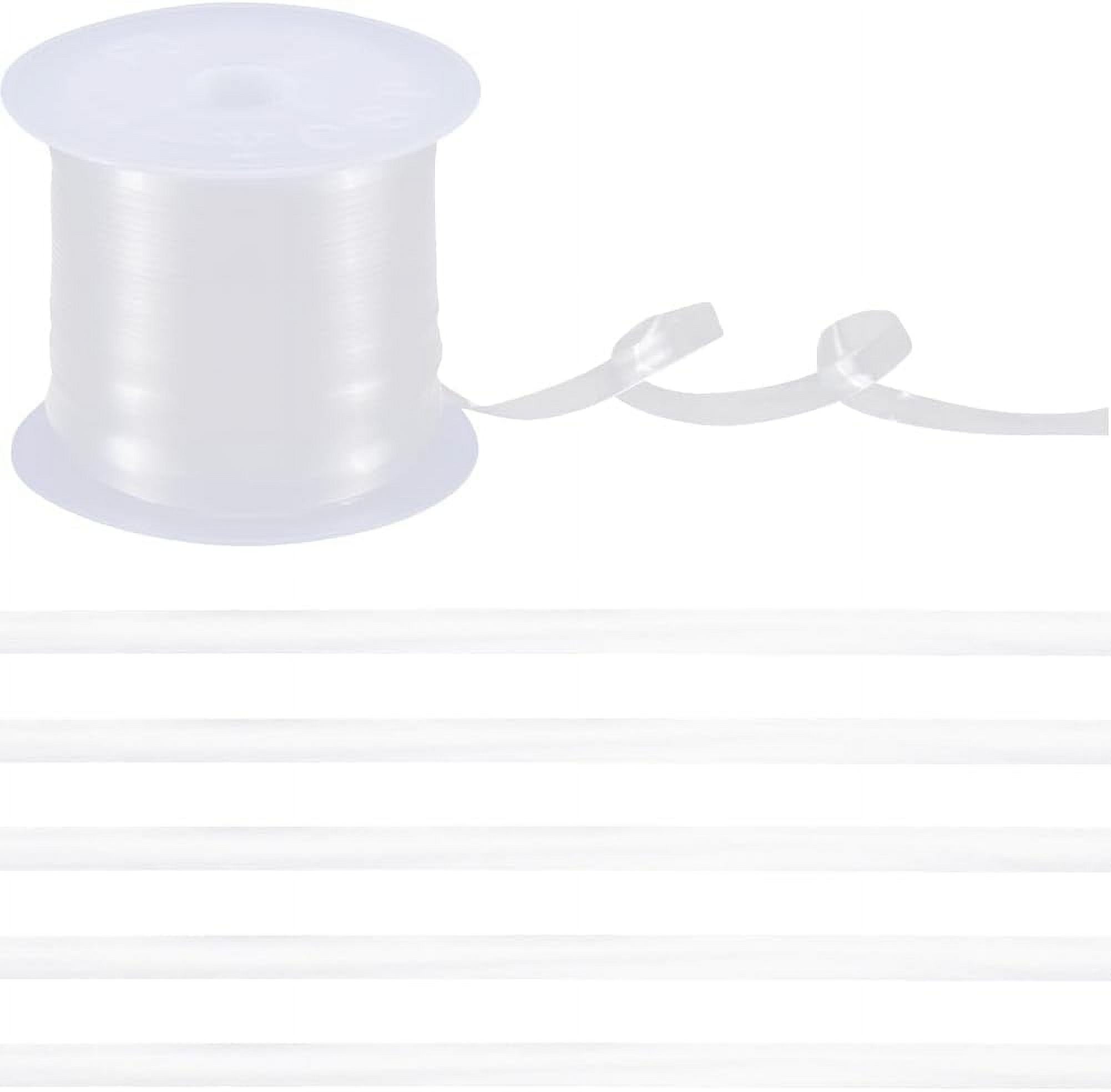 22 Yards Clear Elastic Strap Roll 4mm Wide Lightweight Transparent ...