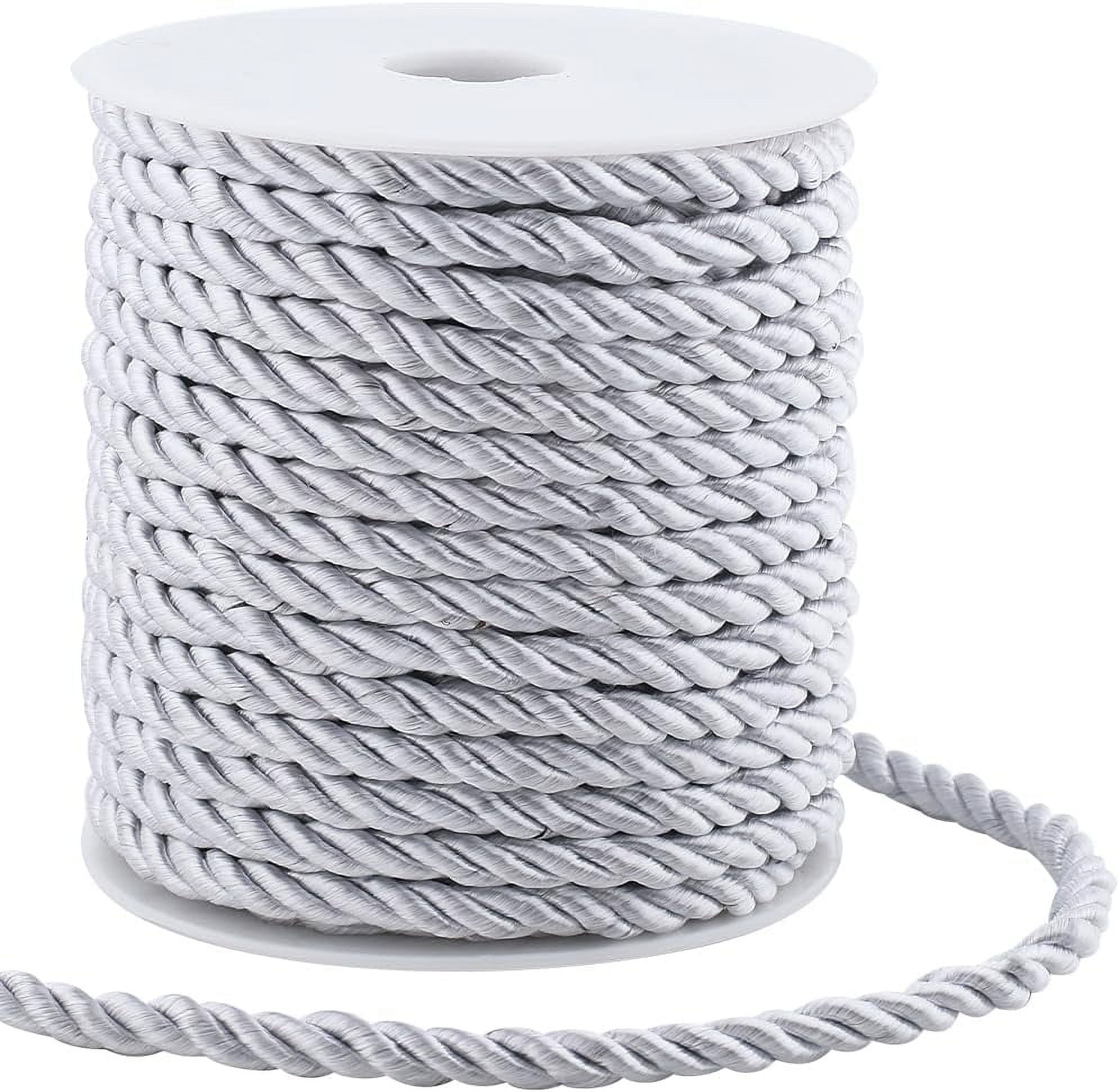 22 Yards Cord Trim 5mm/0.2" Polyester Twist Rope Twine Decorative ...