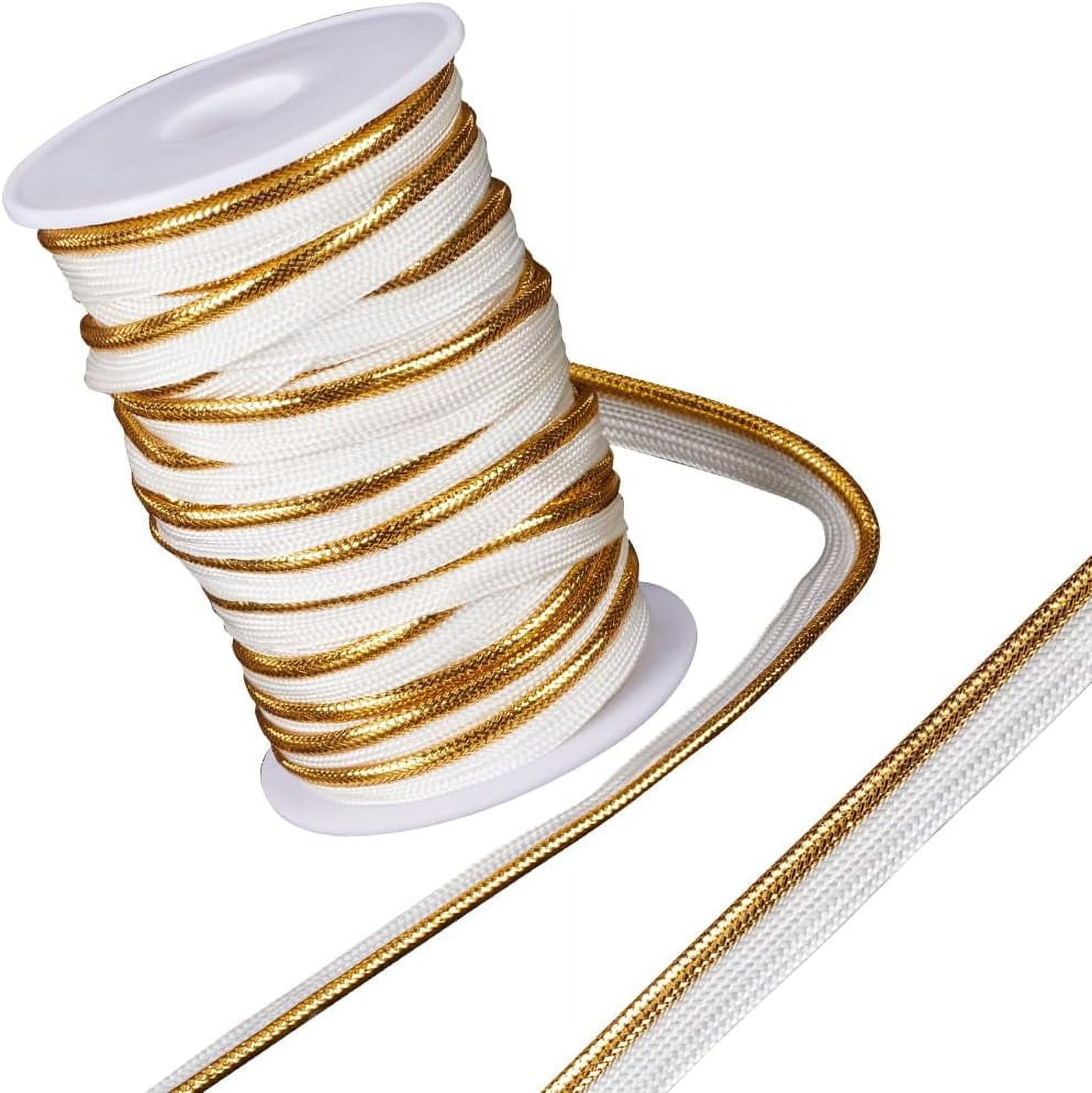 22 Yards Goldenrod Piping Trim with Metallic Lip Welting 0.47 Inch Wide ...