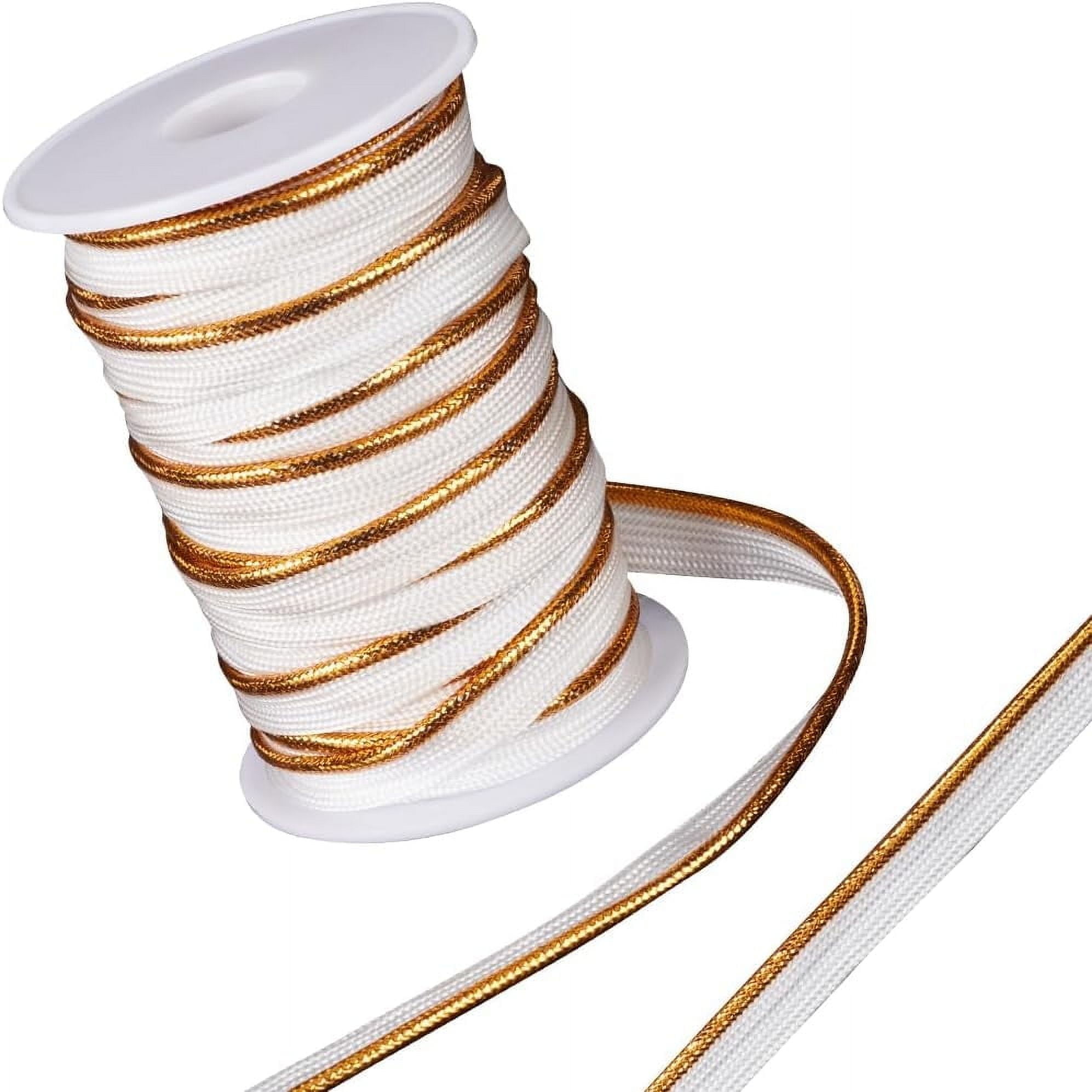 22 Yards Piping Trim with Metallic Lip Welting 0.47 Inch Wide Bias Tape ...