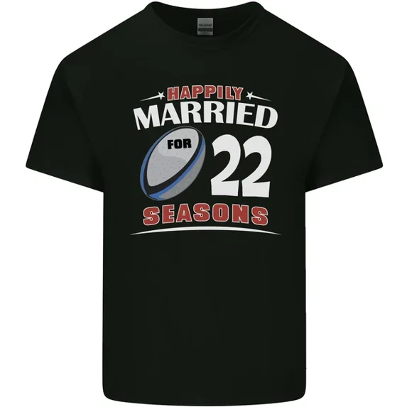 22 Year Wedding Anniversary 22Nd Rugby T-Shirt - Walmart.com