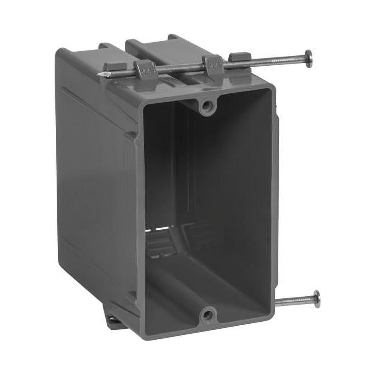 22 cu. in. 1 Gang Rectangle New Work Box, Gray - Walmart.com