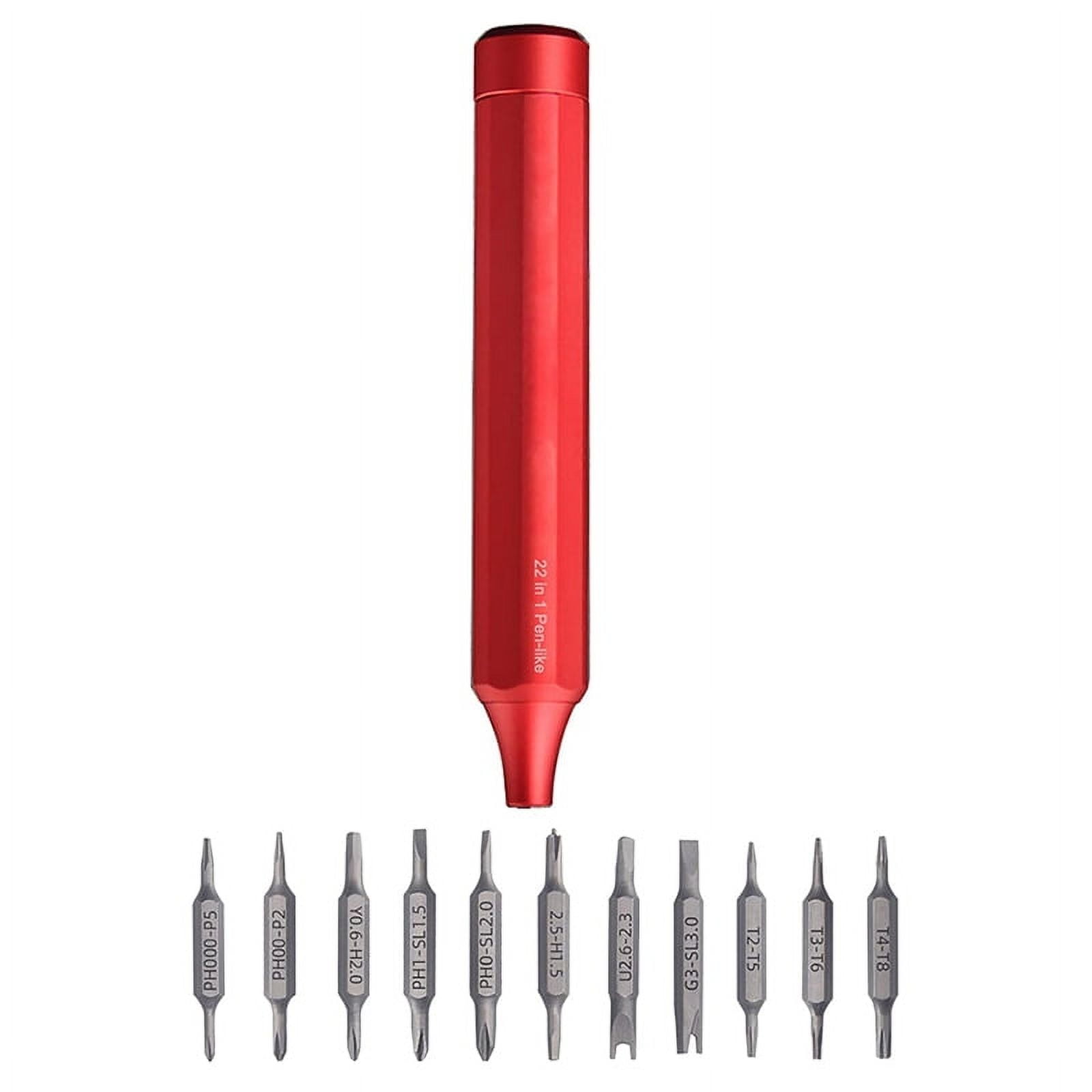22 in 1 Precision Screwdriver Set, Pen Shaped Small Precision Tool Set ...
