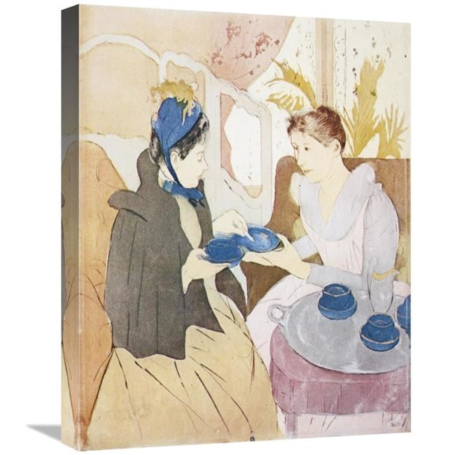 22 in. Afternoon Tea Party 1891 - 2 Art Print - Mary Cassatt - Walmart.com