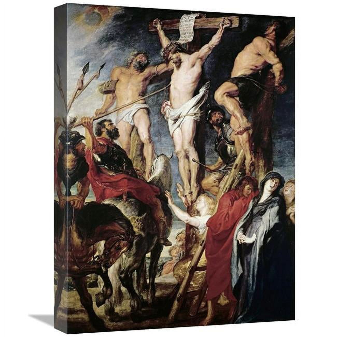 22 in. Christ on the Cross Between the Two Thieves Art Print - Peter Paul Rubens - Walmart.com