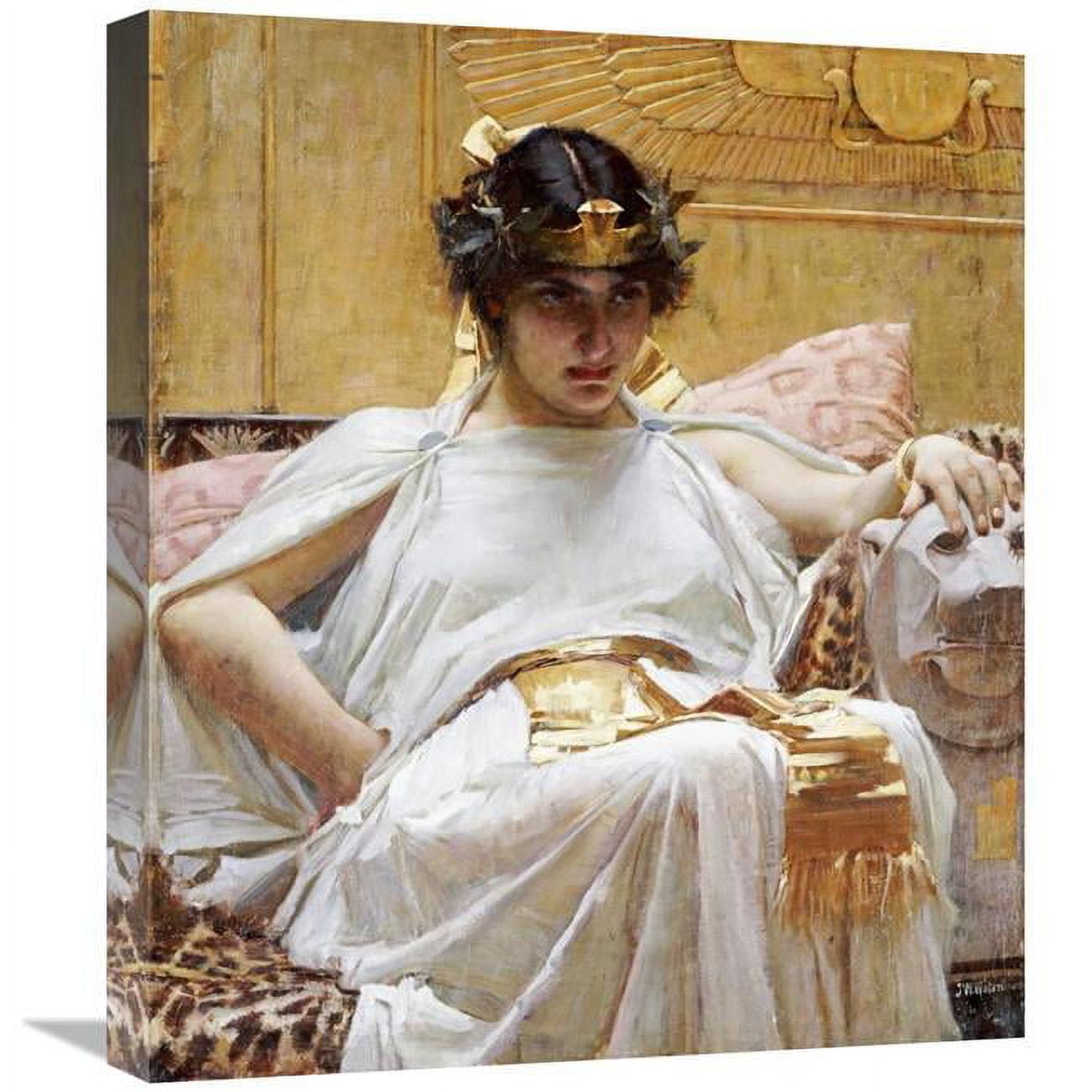 22 in. Cleopatra Art Print - John William Waterhouse - Walmart.com