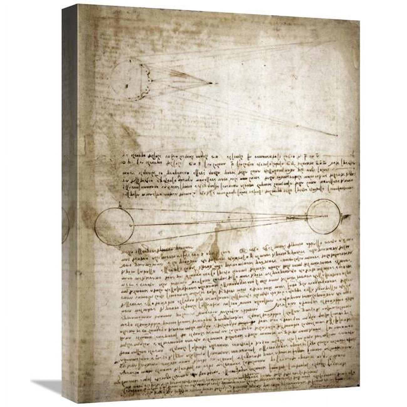 22 in. Codex Leicester - The Changing Earth Art Print - Leonardo Da ...