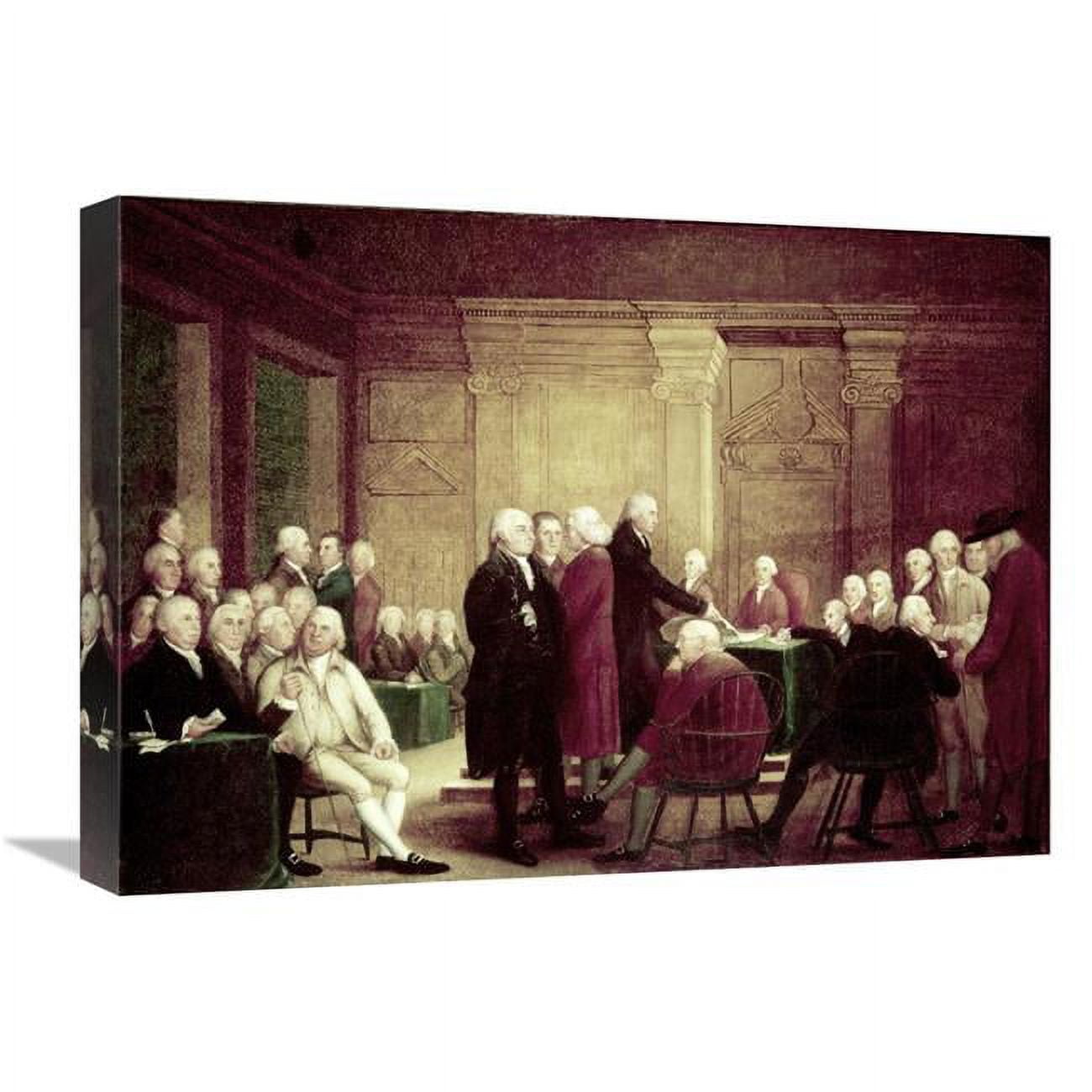 22 in. Congress Voting Independence, C. 1784 - 1788 Art Print - Robert Pine - Walmart.com