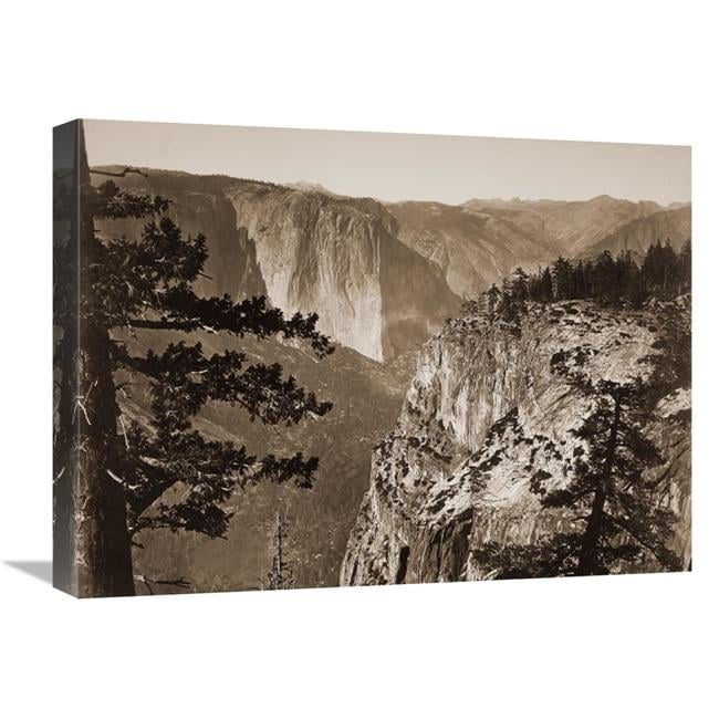 22 in. First View of the Valley, Yosemite, California, About 1866 Art ...